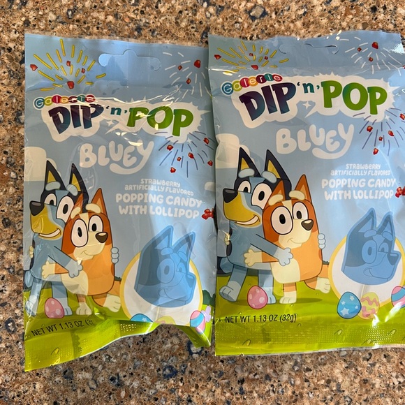 Disney | Other | 2 Pack Bluey Galerie Dip N Pop Strawberry Popping ...